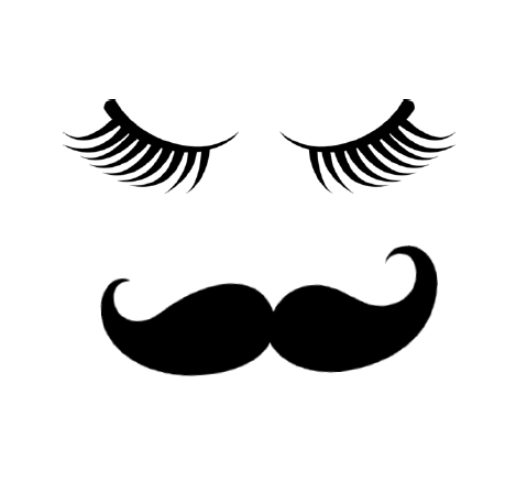 Staches or Lashes – Thatsawrapfavors